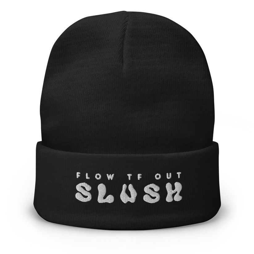 "Flow TF Out, Slush" Beanie – SLUSHROPES